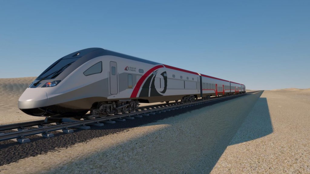 Here's how the Etihad Rail passenger trains look from the inside