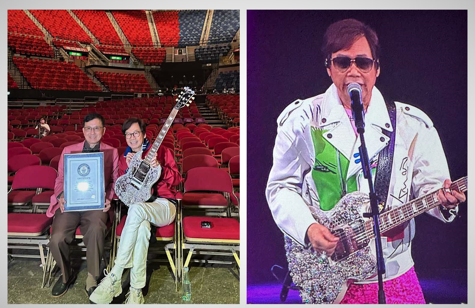 The Wynners Shine with Guinness World Record Coronet Diamond Guitar